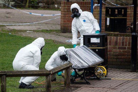 Army Officers Remove Bench Where Sergei Editorial Stock Photo - Stock ...