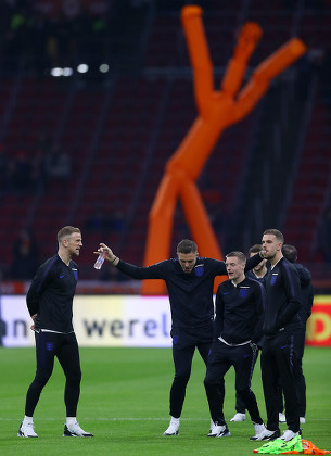 Jack Butland England Mimics Giant Inflatables Editorial Stock Photo ...