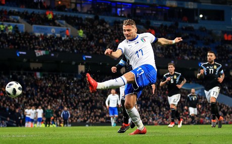 Ciro Immobile Italy Fires Shot Goal Editorial Stock Photo - Stock Image ...