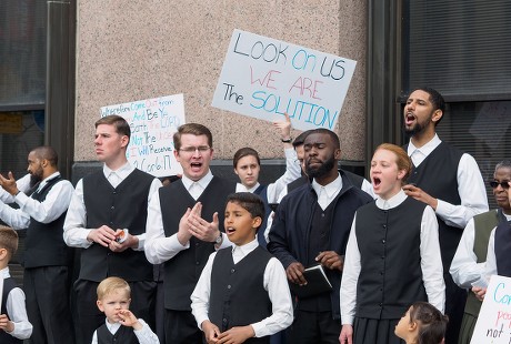 Conservative Religious Protesters Church God Call Editorial Stock Photo ...