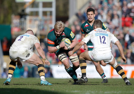 Leicester Tigers Luke Hamilton Comes Against Editorial Stock Photo ...