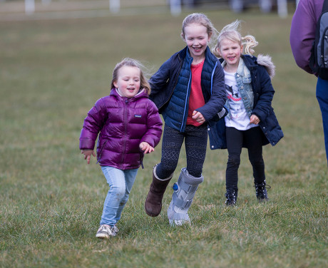 Mia Grace Tindall Playing Tig Editorial Stock Photo - Stock Image ...