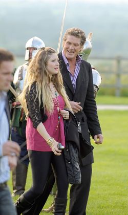 10 David Hasselhoff films a TV Documentary at Tutbury Castle ...