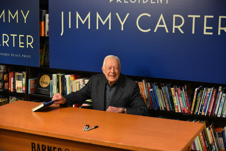Jimmy Carter 'Faith: A Journey For All' book signing, New York, USA ...
