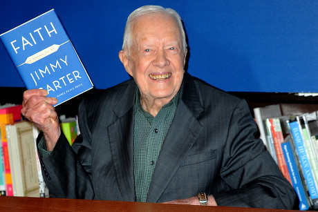 Jimmy Carter 'Faith: A Journey For All' book signing, New York, USA ...
