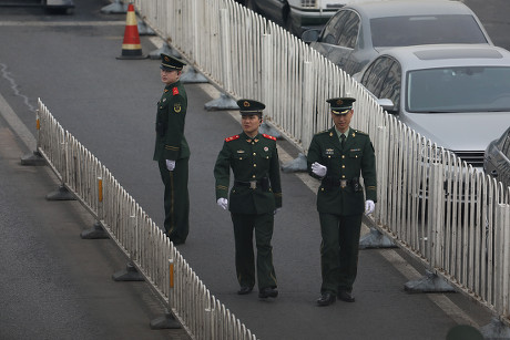 Officers Chinese Peoples Armed Police Force Editorial Stock Photo ...
