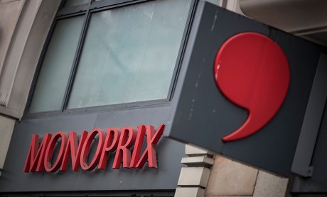 Logo French Supermarket Brand Monoprix Paris Editorial Stock Photo ...
