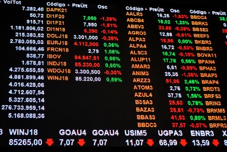 Brazilian Stock Exchange, Sao Paulo, Brazil - 26 Mar 2018 Stock ...