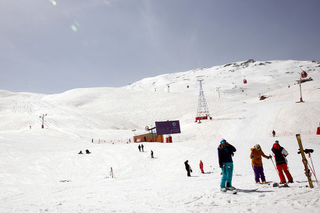 Iranian Youth Ski Dizin Ski Resort Editorial Stock Photo - Stock Image ...