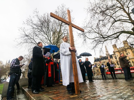 Good Friday Easter Procession, London, UK - 30 Mar 2018 Stock Pictures ...