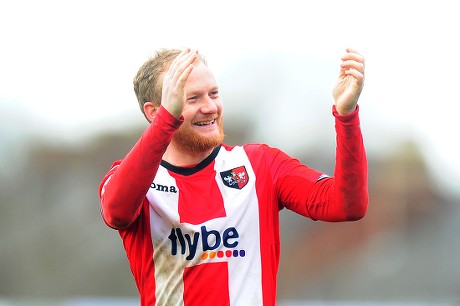 Robbie Simpson Exeter City Celebrates After Editorial Stock Photo ...