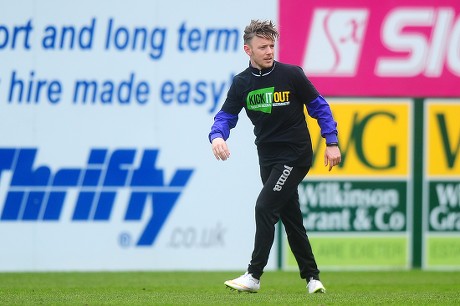 Matt Jay Exeter City Warms Kick Editorial Stock Photo - Stock Image ...