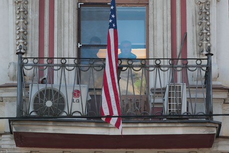 Two Men Look Out Window Us Editorial Stock Photo - Stock Image ...