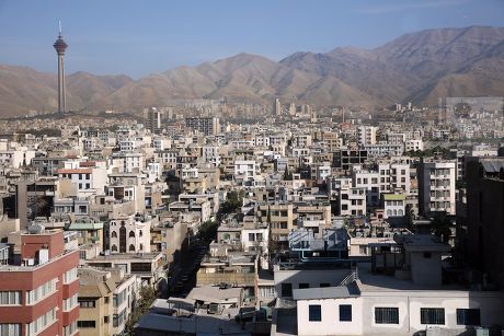 Roof Top View Across Tehran Iran Editorial Stock Photo - Stock Image ...