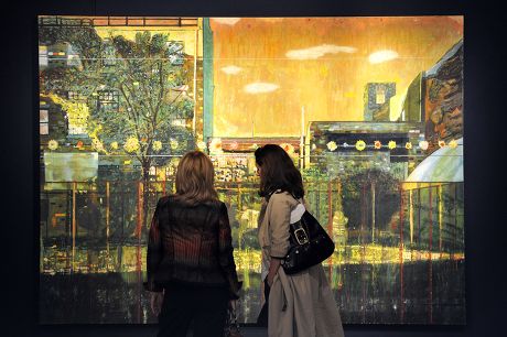 Painting By Artist Peter Doig Titled Editorial Stock Photo - Stock ...