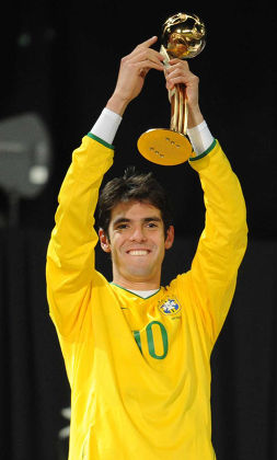 Brazils Kaka Celebrates His Golden Ball Editorial Stock Photo - Stock ...