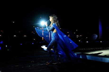 Australian Singer Delta Goodrem Performs During Editorial Stock Photo ...