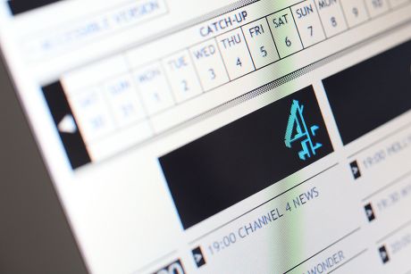 Channel 4 On Demand Website Editorial Stock Photo - Stock Image ...