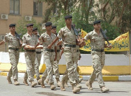 Iraqi Honor Guard March During Handover Editorial Stock Photo - Stock ...