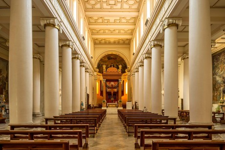 Nave Interior Classicistic Cathedral Holy Trinity Editorial Stock Photo ...