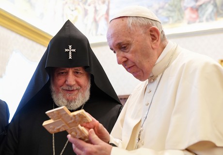 Pope Francis Karekin Ii Editorial Stock Photo - Stock Image | Shutterstock