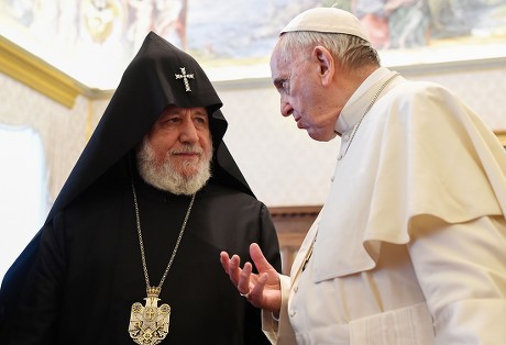 Pope Francis Karekin Ii Editorial Stock Photo - Stock Image | Shutterstock