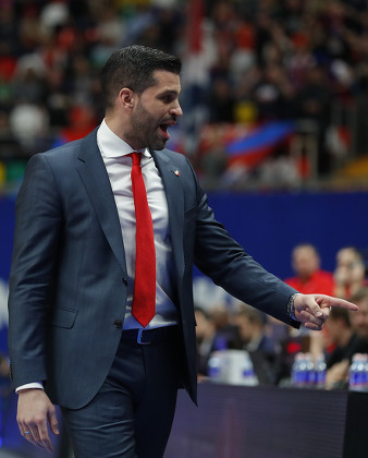 Dusan Alimpijevic Head Coach Crvena Zvezda Editorial Stock Photo ...
