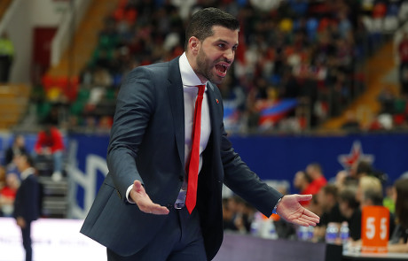 Dusan Alimpijevic Head Coach Crvena Zvezda Editorial Stock Photo ...