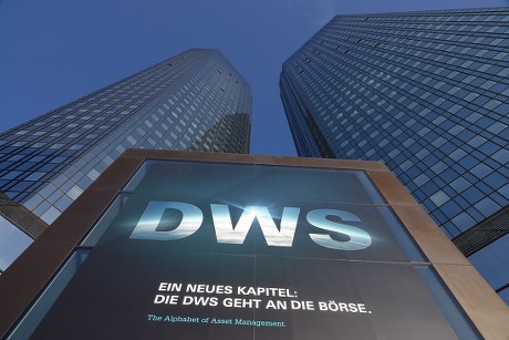 Large Advertising Placard Dws Investments Deutsche Editorial Stock ...