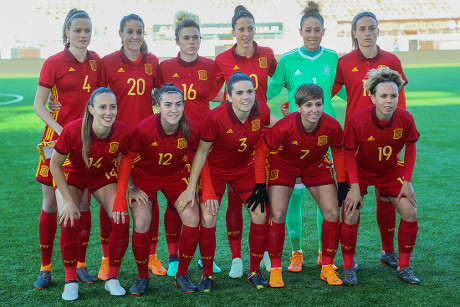Spains Starting Eleven Before Fifa Womens Editorial Stock Photo - Stock ...