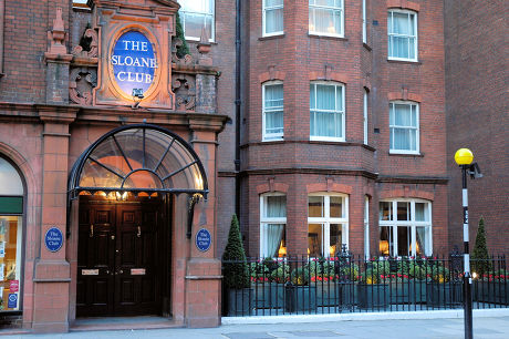 Sloane Club Lower Sloane Street Chelsea Editorial Stock Photo - Stock ...