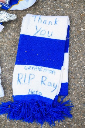 Floral Tributes Messages Sympathy Football Fans Editorial Stock Photo ...