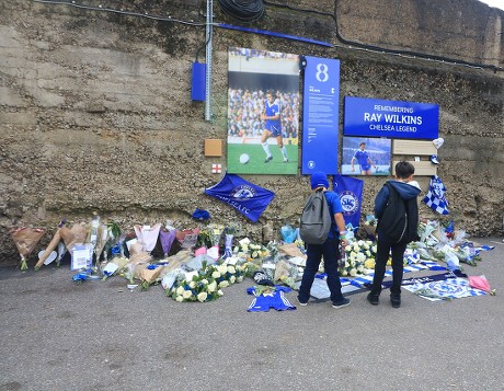 Floral Tributes Messages Sympathy Football Fans Editorial Stock Photo ...