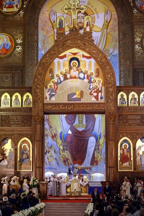 Coptic Easter mass in Cairo, Egypt - 07 Apr 2018 Stock Pictures ...
