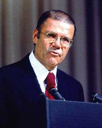 Robert Mcnamara Sunday Press Conference Pentagon Editorial Stock Photo ...