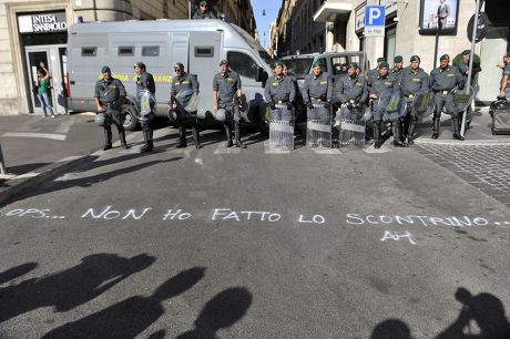 Italian Guardia Di Finanza Officers Central Editorial Stock Photo ...