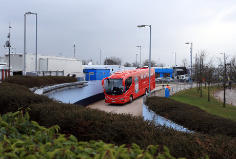 Liverpool Team Bus Arrives Ahead Game Editorial Stock Photo - Stock ...