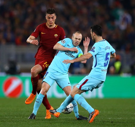 Patrick Schick Roma Andres Iniesta Fc Editorial Stock Photo - Stock ...