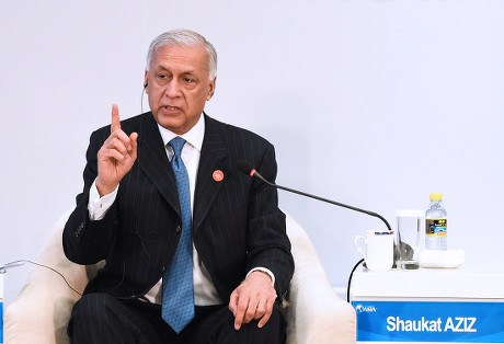 Former Pakistani Prime Minister Shaukat Aziz Editorial Stock Photo ...