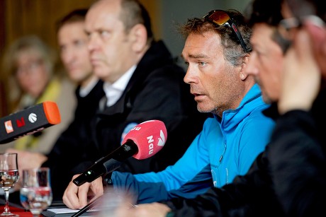 Dominic Lehner Prosecutor Oberwallis Speaks Media Editorial Stock Photo ...