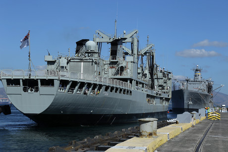 Royal Australian Navy Vessels Hmas Anzac Editorial Stock Photo - Stock ...