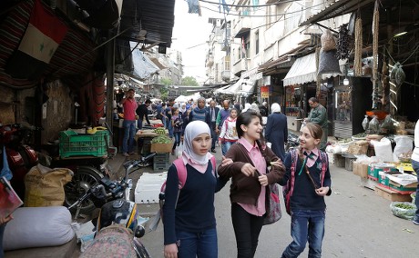 __COUNT__ Daily life in Damascus, Syria - 12 Apr 2018 Stock Pictures ...