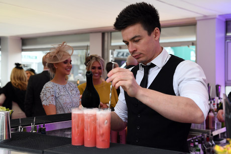 Jockey Club Bartender Makes Cocktails Cocktail Editorial Stock Photo ...