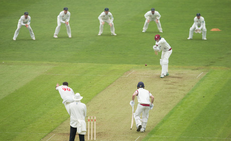 Glamorgan v Cardiff MCCU, Pre season Friendly match - 13 Apr 2018 Stock ...