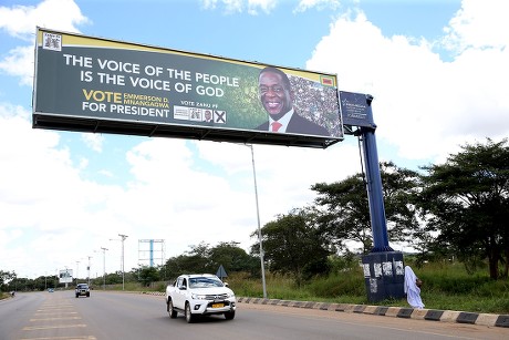 Billboard Zimbabwean President Zimbabwe African National Editorial ...