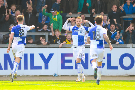 Chris Lines Bristol Rovers Celebrates Scoring Editorial Stock Photo ...