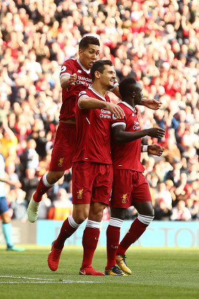 Sadio Mane Liverpool Celebrates Scoring Opening Editorial Stock Photo ...