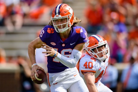 Clemson Qb Trevor Lawrence 16 During Editorial Stock Photo - Stock ...