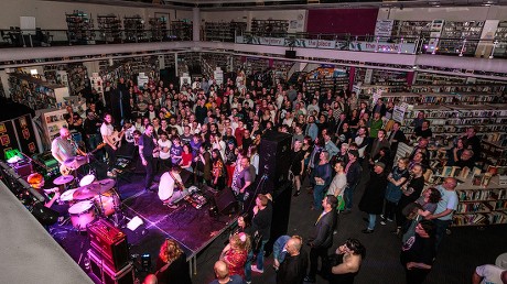 Idles in concert at the Central Library, Coventry, UK - 14 Apr 2018 ...