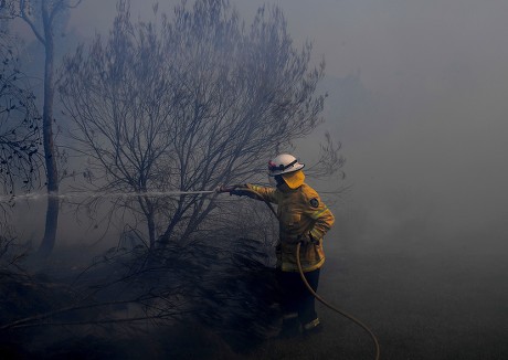 Rural Fire Service Firefighter Works Control Editorial Stock Photo ...